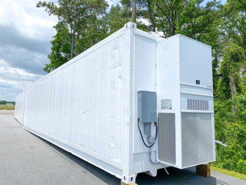 40 Ft High Cube Insulated Shipping Container With 5 Ton Bard Hvac Unit ...