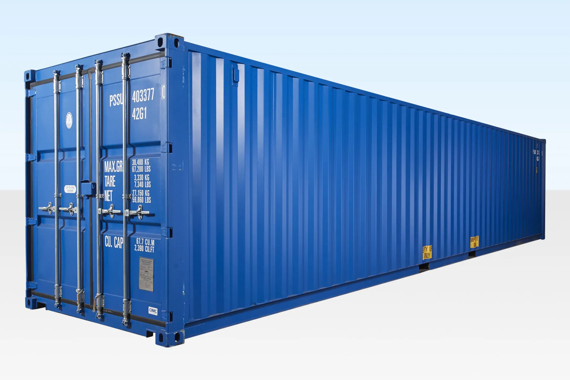 40FT Shipping Container Blue - My shipping containers