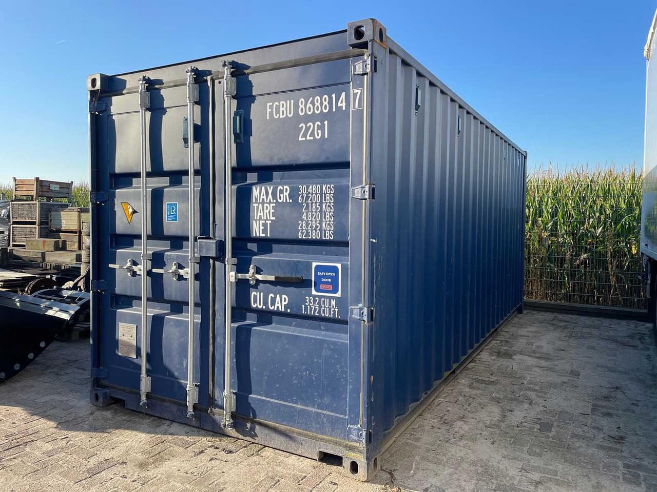 One Trip 40ft Shipping Container (Blue) - My shipping containers